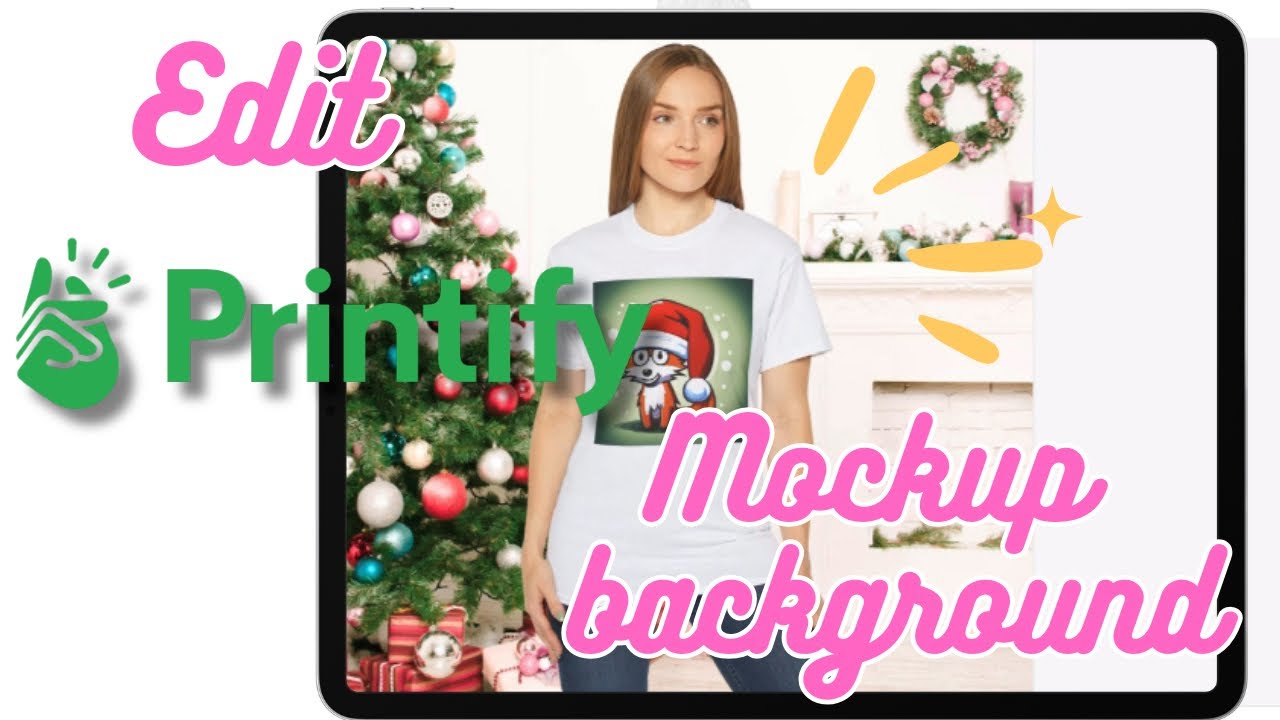 HOW TO: Edit Printify Mockup Background - YouTube
