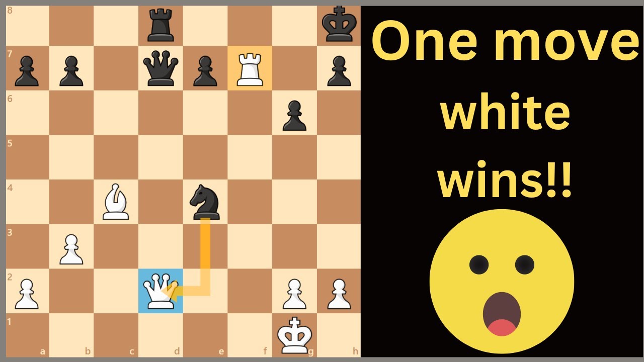 White wins in a brilliant way! (Beautiful Chess Puzzle) - YouTube