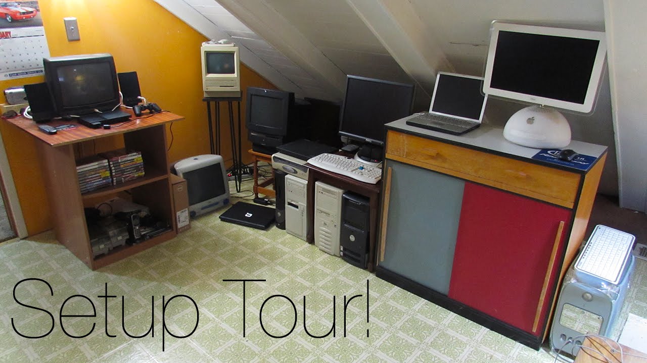 Setup Tour: The Computer Room (December 2014) - YouTube