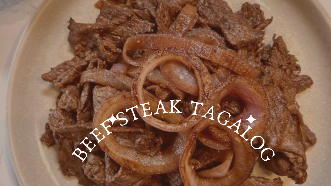 Beef Steak Tagalog with Potatoes - YouTube