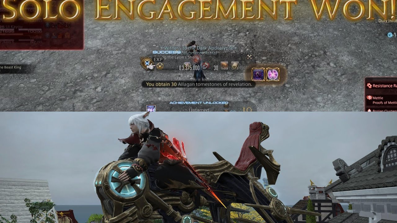 FFXIV - Lyon Duel Speed Clear RDM - Taking the Lyon's Share - Field ...