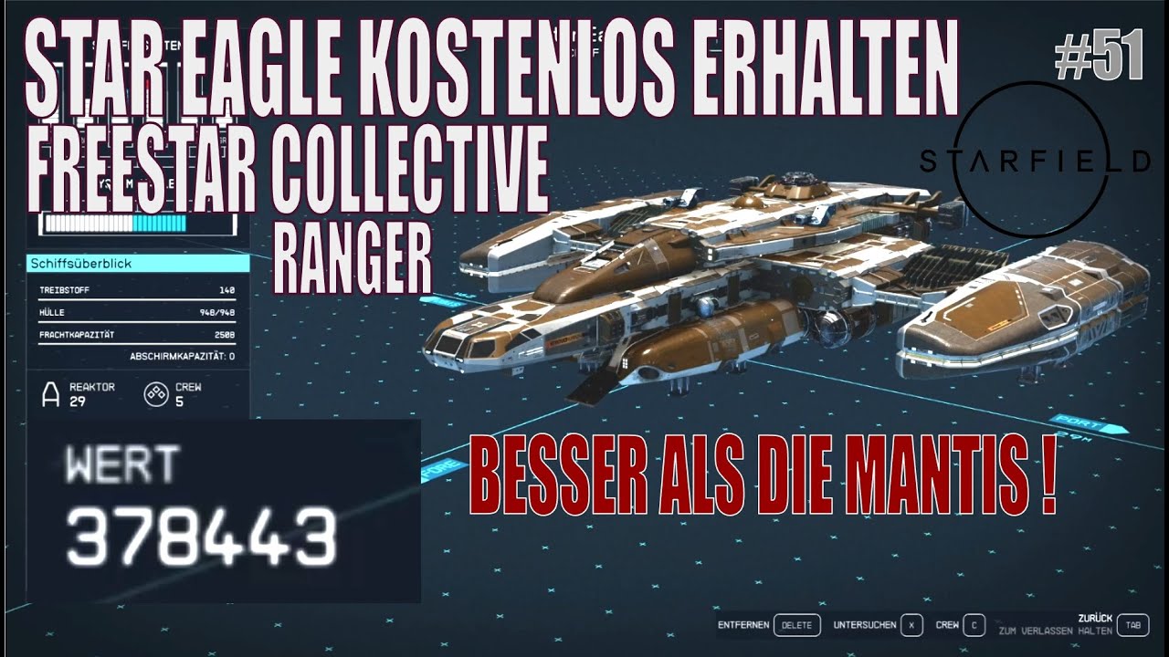 Starfield #51: Freestar Collective : Star Eagle kostenlos erhalten ...