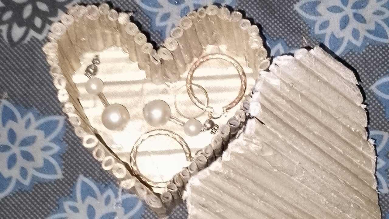 beautiful love basket made from paper and cardboard to keep your ...