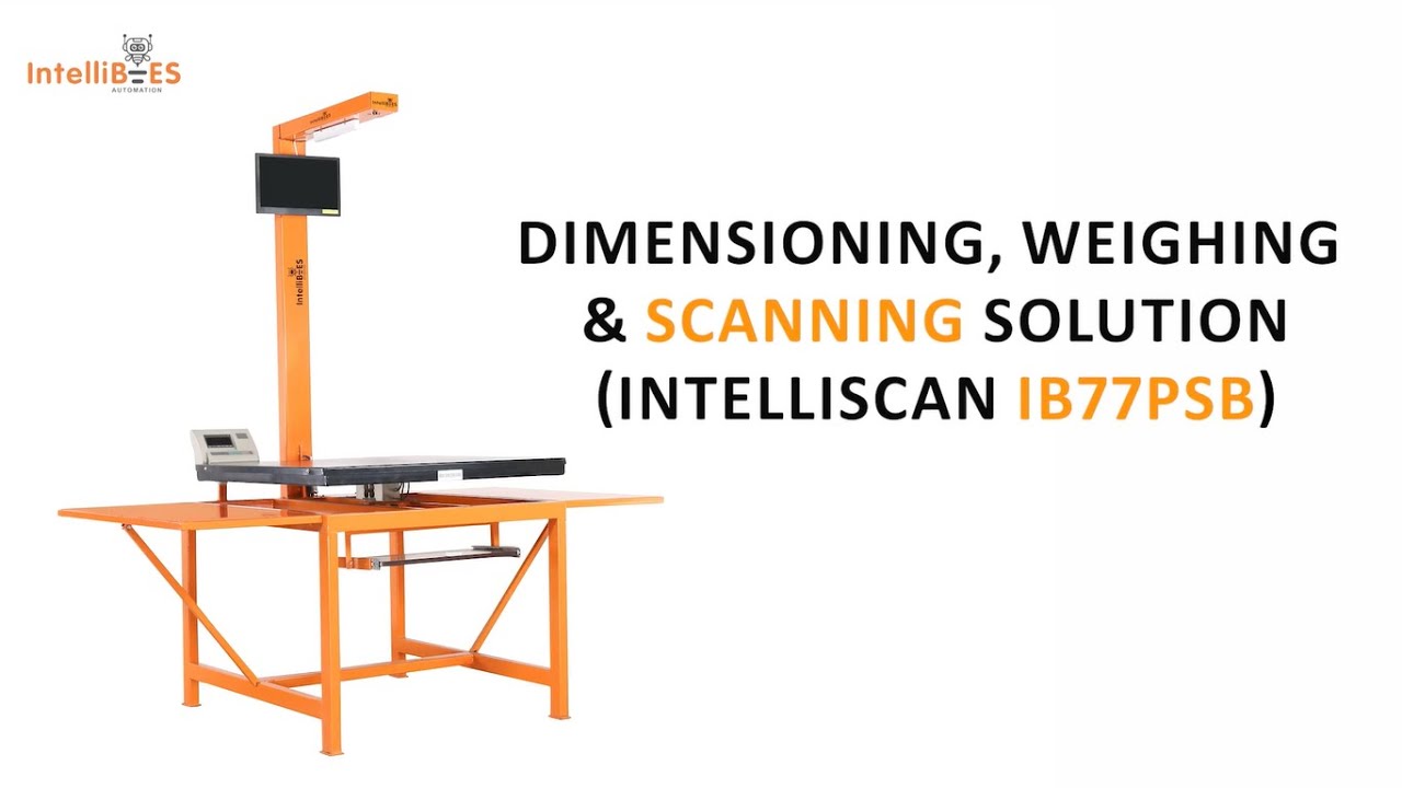 IntelliBees Automation - IntelliScan - IB77PSB - Dimension Weight Scanning (DWS) Solution - YouTube