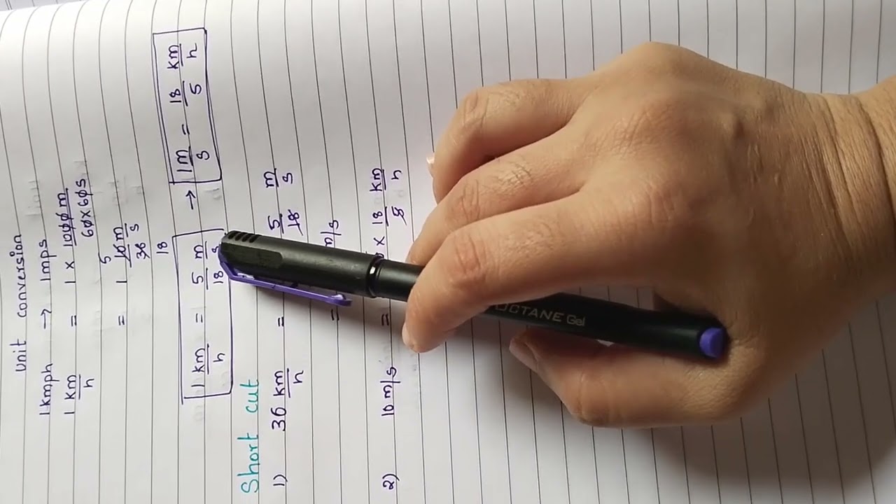 Unit Conversion Kmph To Mps Short Cut YouTube Unit Conversion Kmph To Mps Short Cut YouTube