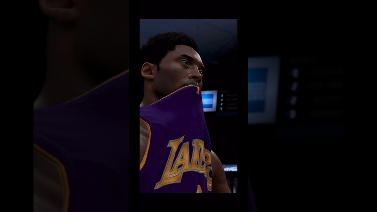 KOBE BRYANT BITE HIS JERSEY IN MAMBA MOMENTS NBA 2K24 #nba2k #nba2k24 # ...