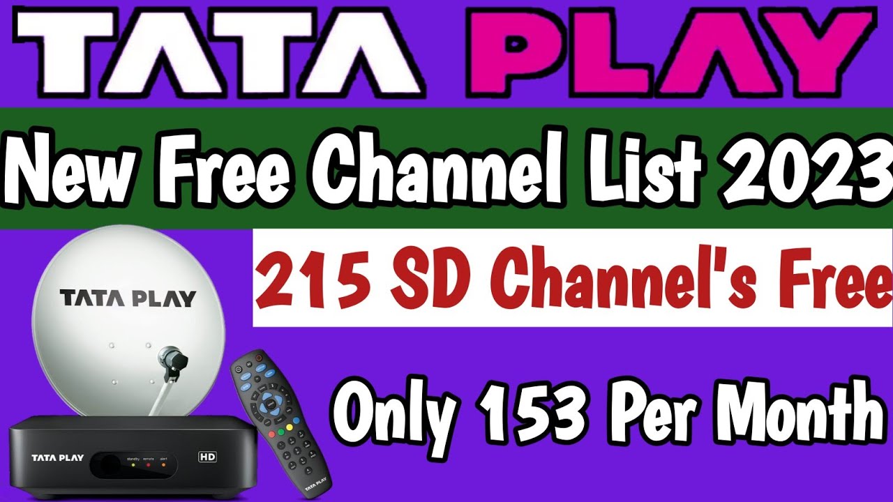 Tata Play Free Channel List 2023 // Tata Play New Free Channel List ...