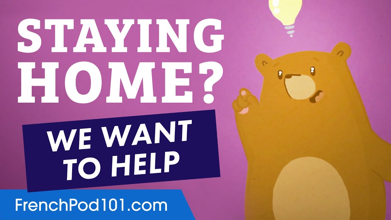 Staying Home? Learn French for Free at FrenchPod101 - YouTube