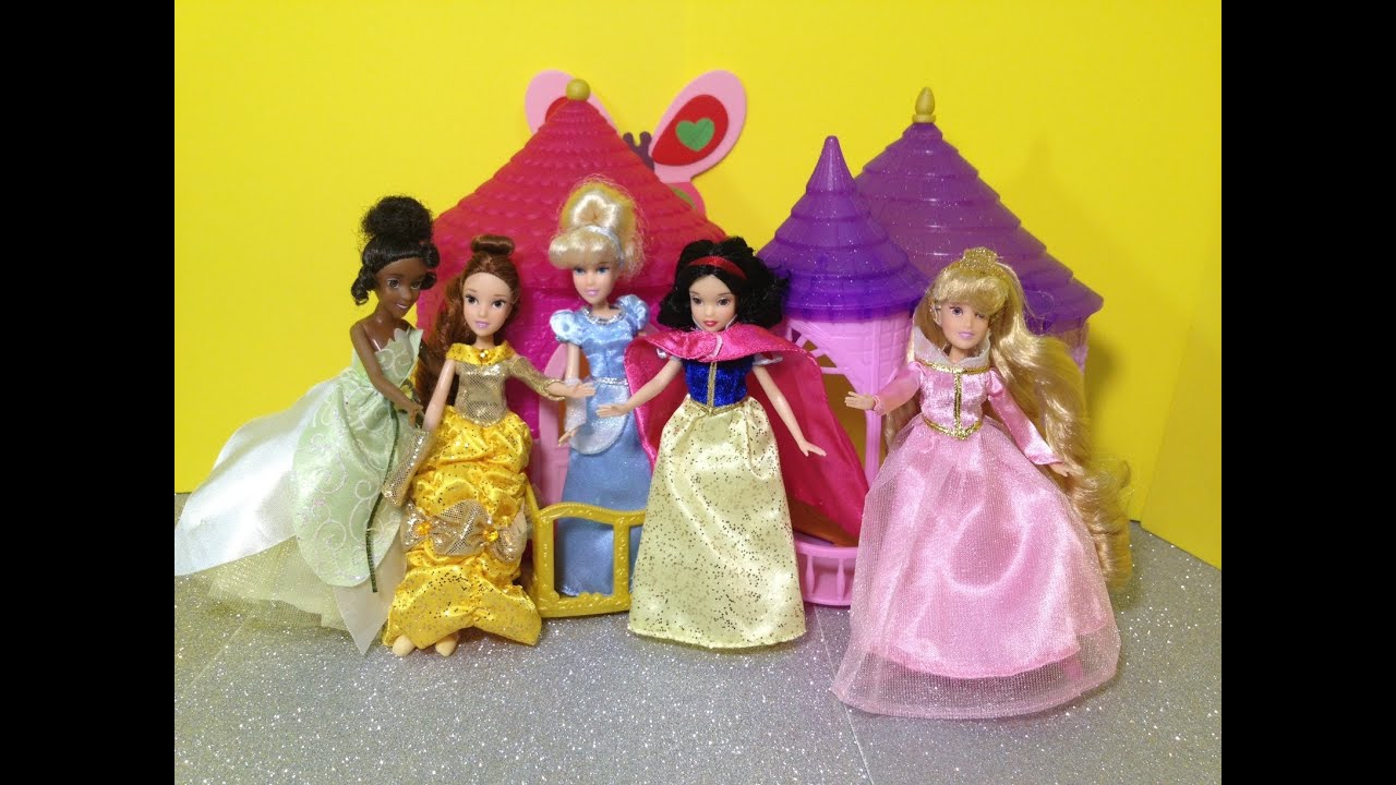 The Princess Collection A Comparison of Dolls with Review - YouTube