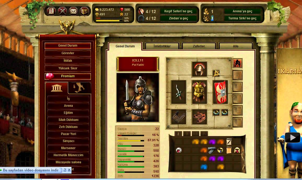 Gladiatus Hack Hilesi - YouTube