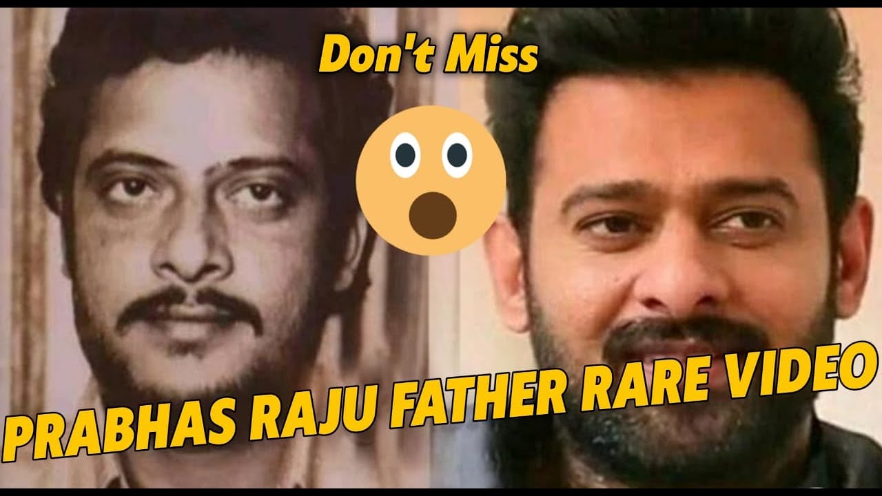 Rebal star Prabhas Father UV Surya Narayana Raju Rare video | Telugodi ...