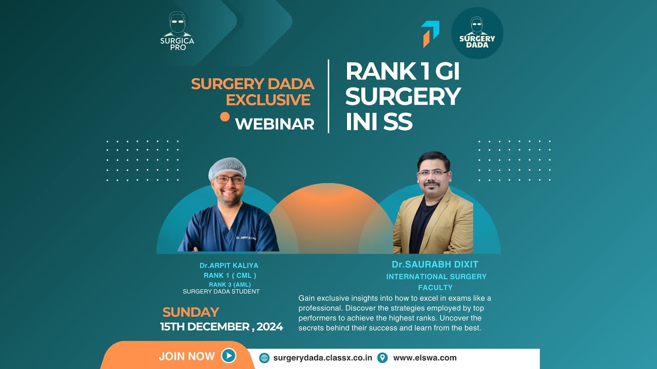 INI-SS 2024 RANK 1 | Dr. Arpit Kalia x Surgery Dada - YouTube