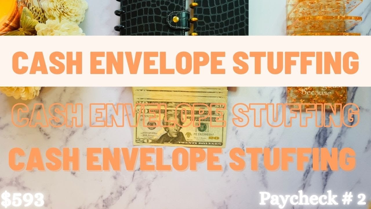Cash Envelope Stuffing 2023 | How I budget and save a bi-weekly ...