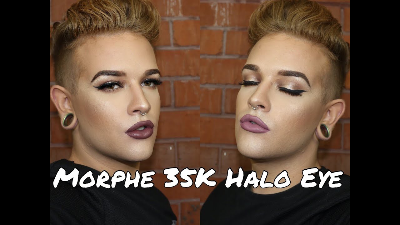MORPHE 35K WARM SMOKEY HALO EYE TUTORIAL AND COLOUR POP SWATCH - YouTube