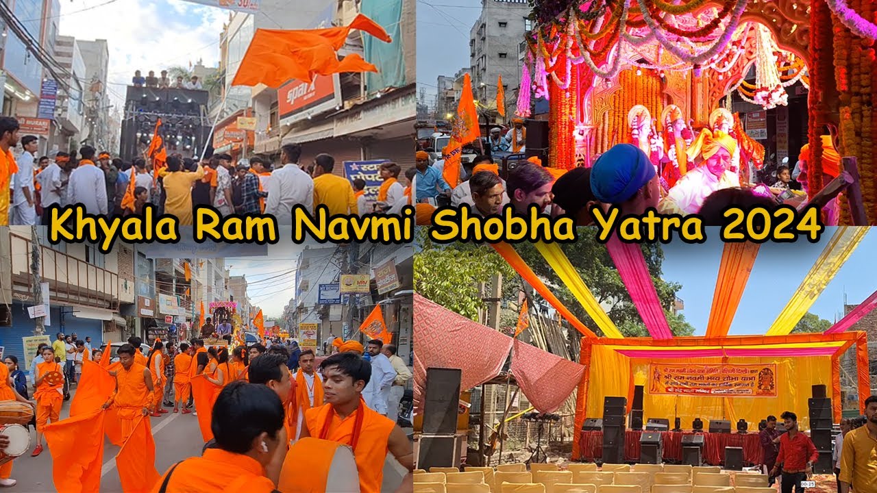 Khyala Ram Navami || Khyala Ram Navami 2024 ||Khyala Vishnu Garden Ram ...
