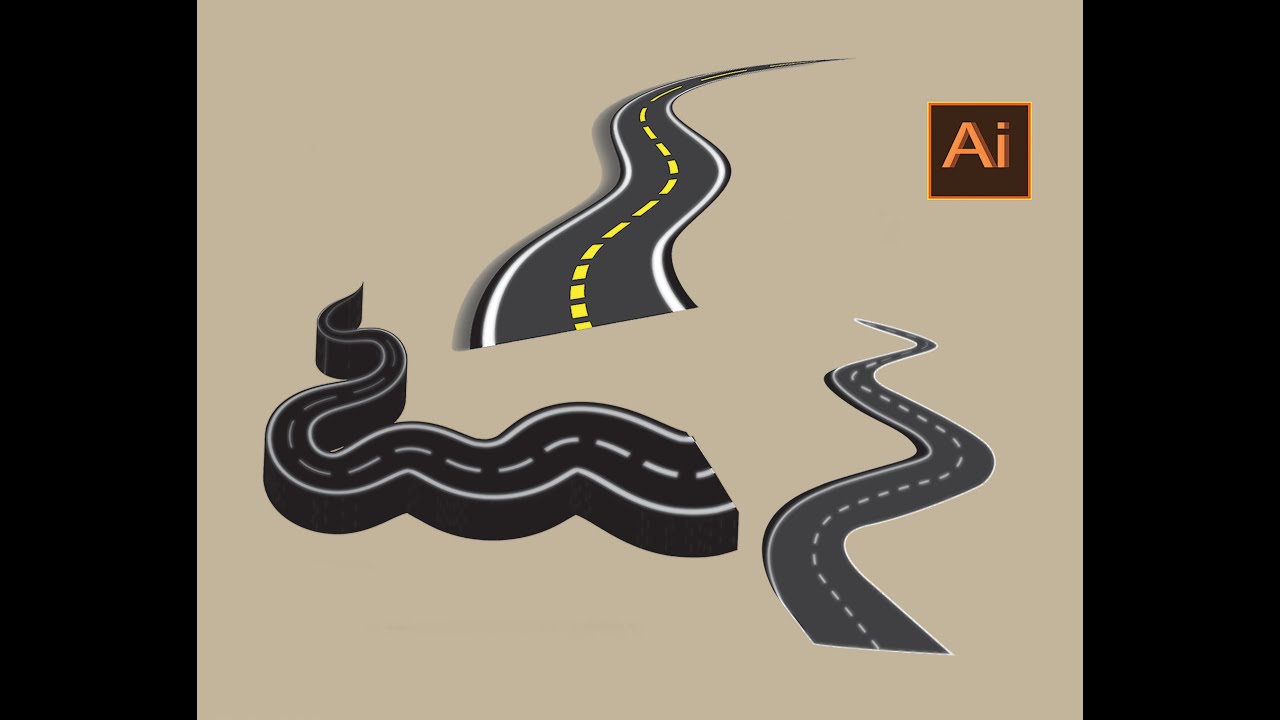 How To Make draw Road In Illustrator 2 Ways Road In Illustrator Easy Making Road Using How To Make draw Road In Illustrator 2 Ways Road In Illustrator Easy Making Road Using
