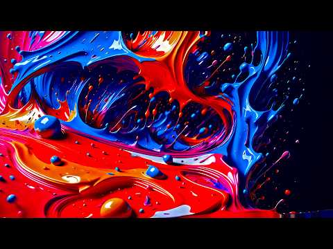 🧘‍♀️ 11 Hours of Relaxing Liquid Motion Background Video - No Sound Abstract 4K Screensaver 🧘‍♀️