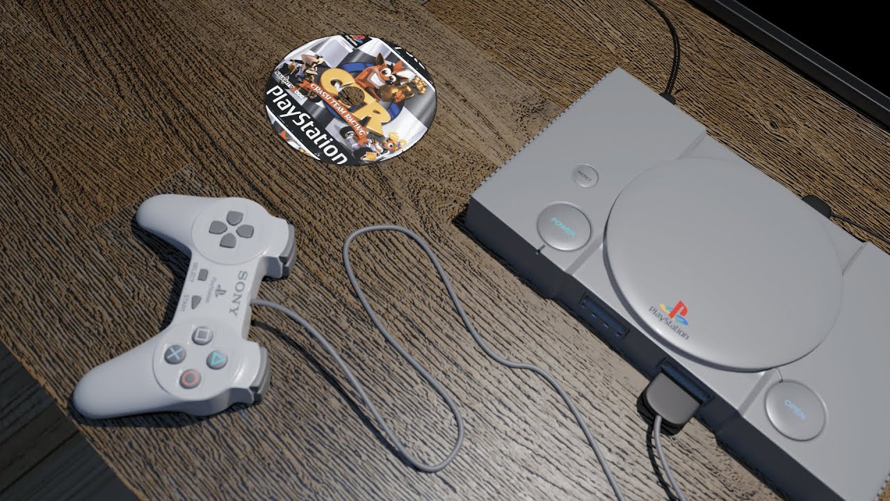 ps1 intro 3d on blender - YouTube