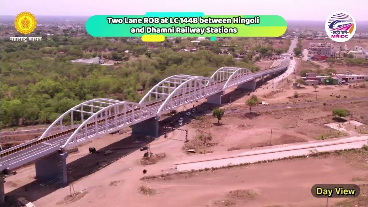 Road Over Bridge (ROB) at LC 144B Commissioned by #MahaRail - YouTube
