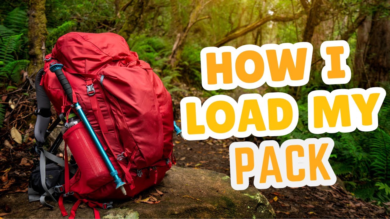 How I Load My Pack With And Without A Bear Can - YouTube
