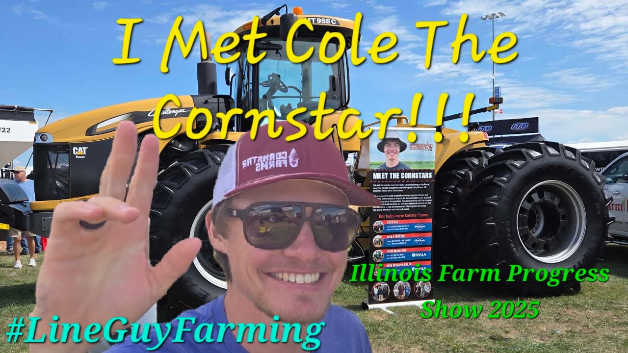Cole The Cornstar at The Illinois Farm Progres Show 2025 #farming - YouTube