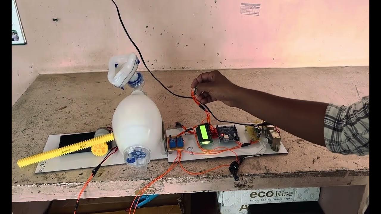 Ventilator Using Arduino using Blood Oxygen Sensor - YouTube