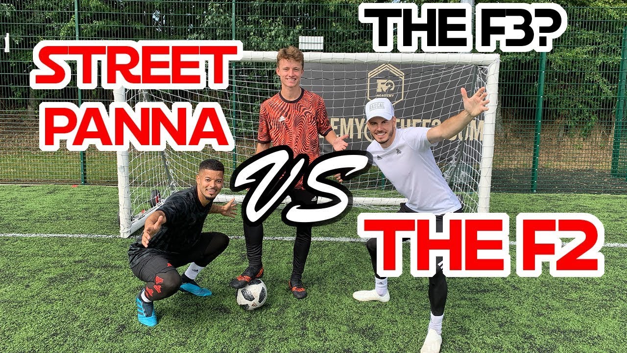 Street Panna vs The F2! Crazy football challenges- the F3? - YouTube
