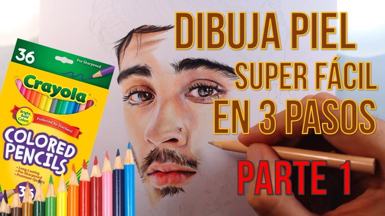 Como Dibujar Piel | 3 Pasos o Tips | Colores Crayola | Zayn Malik ...