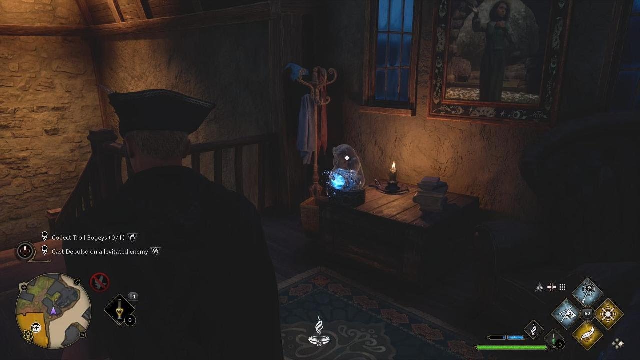 Hogwarts Legacy | Demiguise statue location (Hogsmeade home #3) PS5 ...