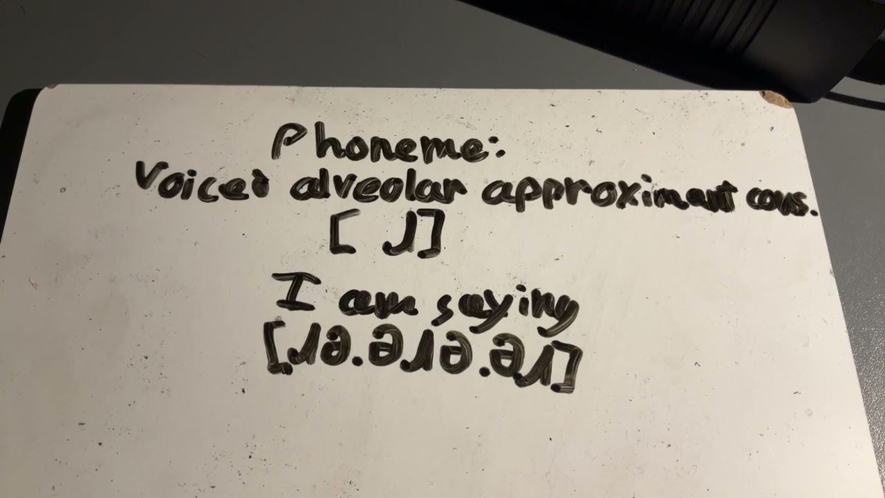 [ɹ] voiced alveolar approximant consonant - YouTube