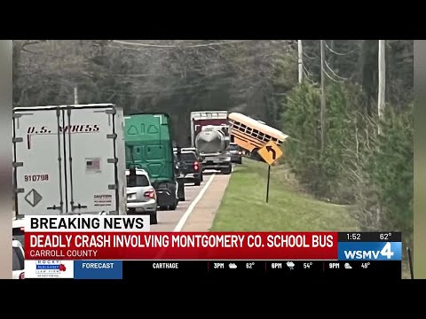 Troopers on scene of fatal crash involving Montgomery County school bus in Carroll County