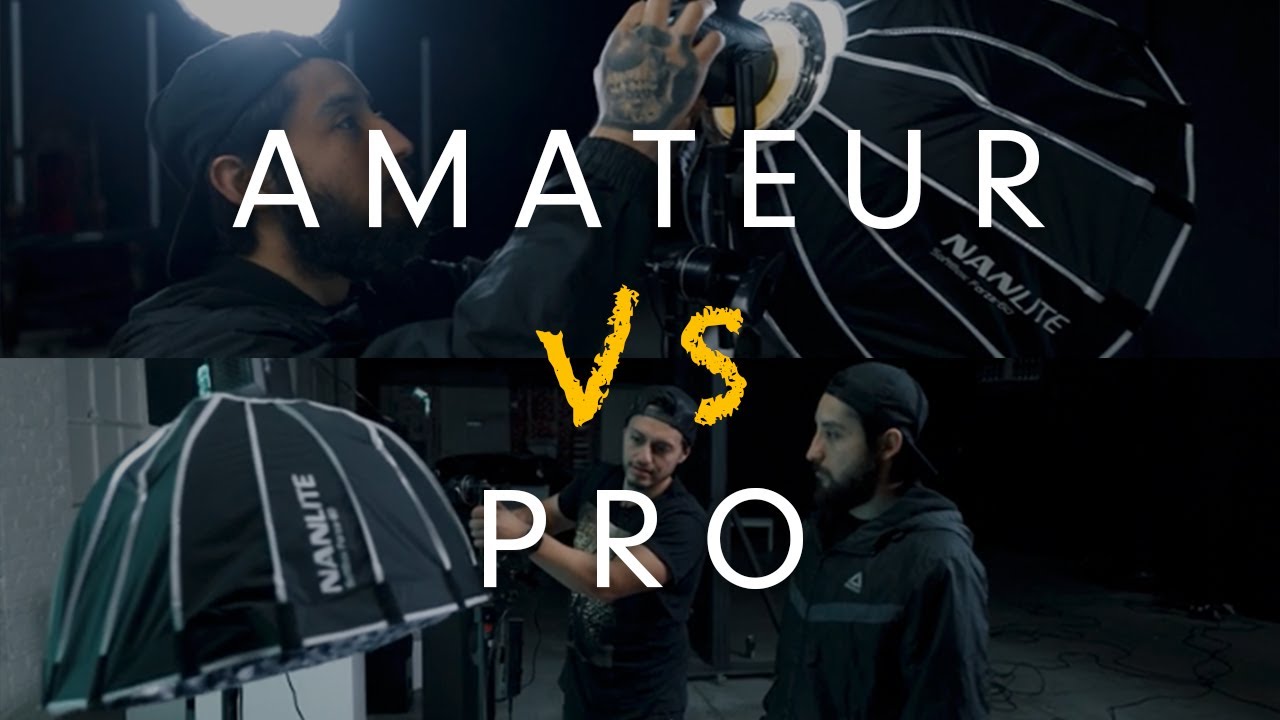 Product Lighting Challenge! Pro vs. Amateur Using LED Lights for Video ...