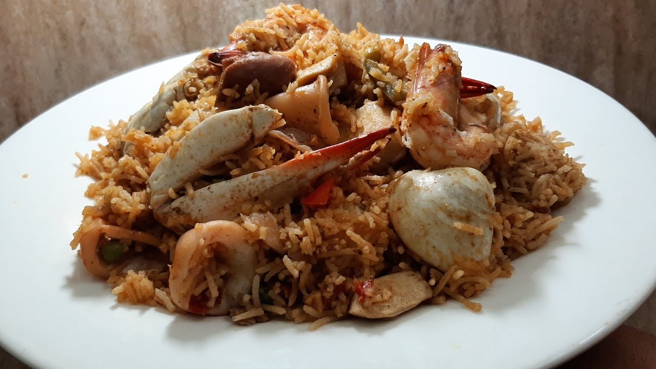 SPANISH PAELLA RICE || special sea food || must try recipe - YouTube