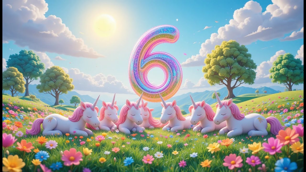 Unicorn Counting Song | Learn Numbers 1 to 10 with Magical Unicorns ...