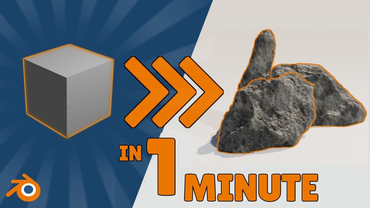 Generate REALISTIC ROCKS in Blender 3D | Rock Generator Add-on - YouTube