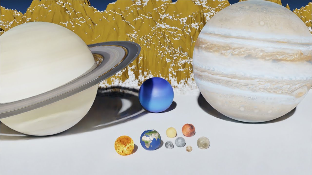 Got Balls Reimagined -- Solar System Size Comparison - YouTube