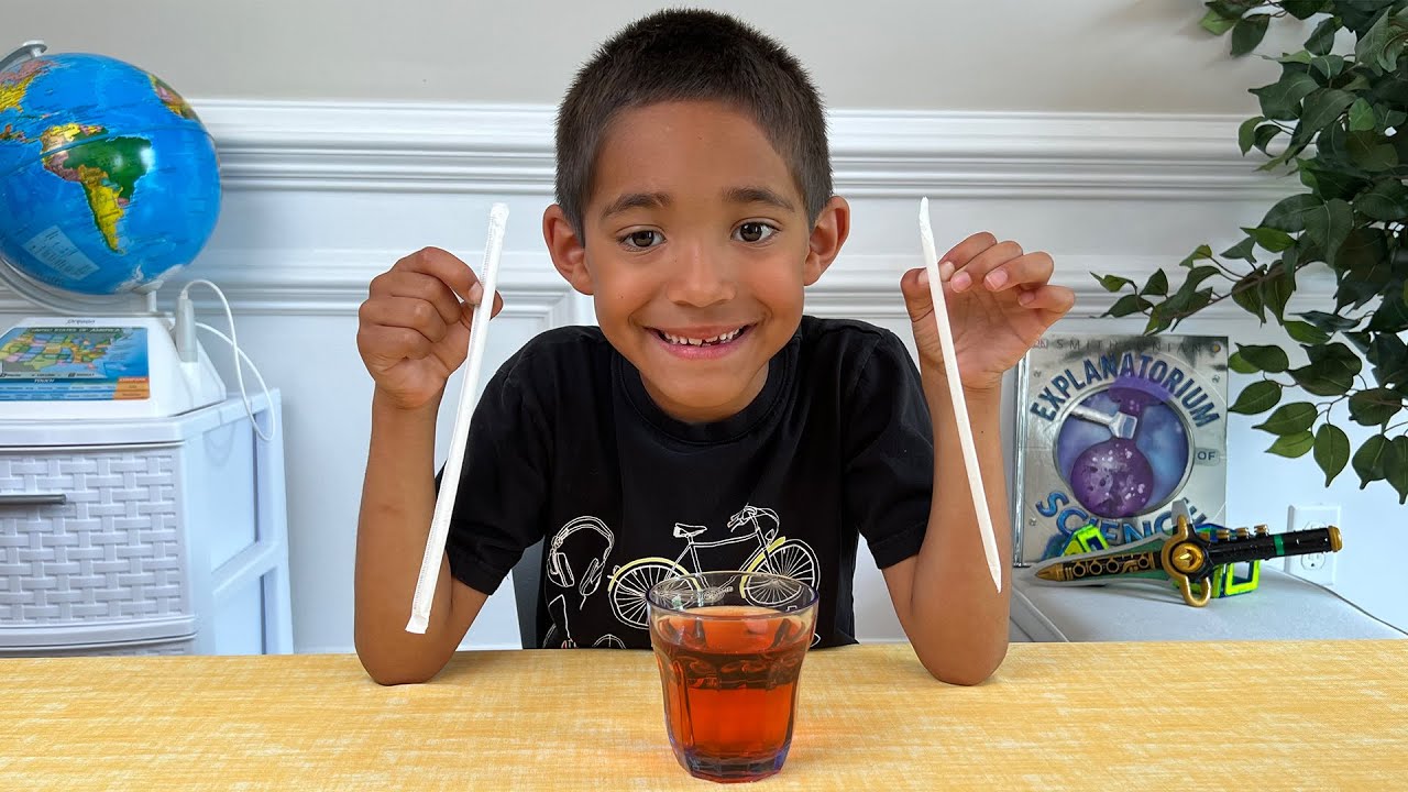 IMPOSSIBLE to drink through 2 straws?! - YouTube