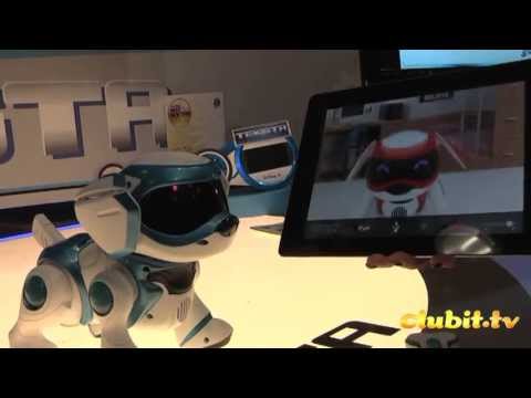 Teksta The New Robotic Interactive Puppy Dog Toy Demonstration - YouTube