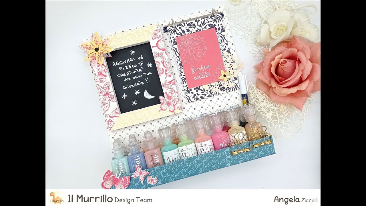 Tutorial: Lavagna Scrap con Mensola - YouTube