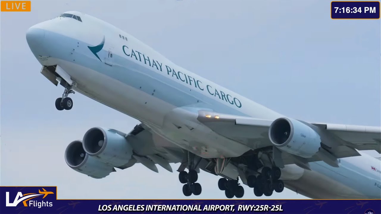 LIVE at Los Angeles International Airport | LAX LIVE | LAX Plane ...