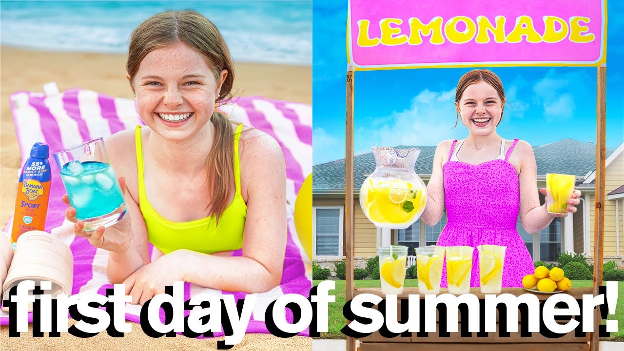 My Daughter's Epic NEW SUMMER ROUTINE - YouTube