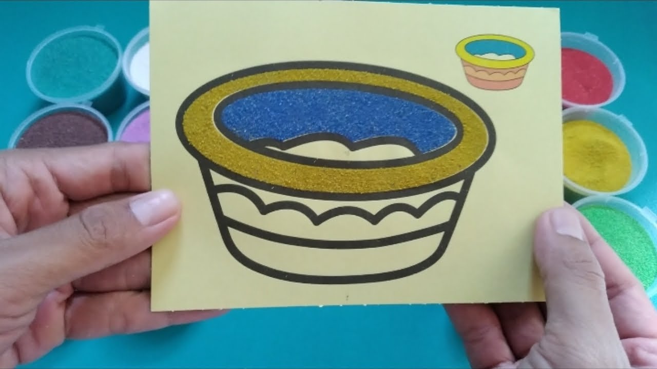 color and paint pots properly and correctly, let's learn to color and ...