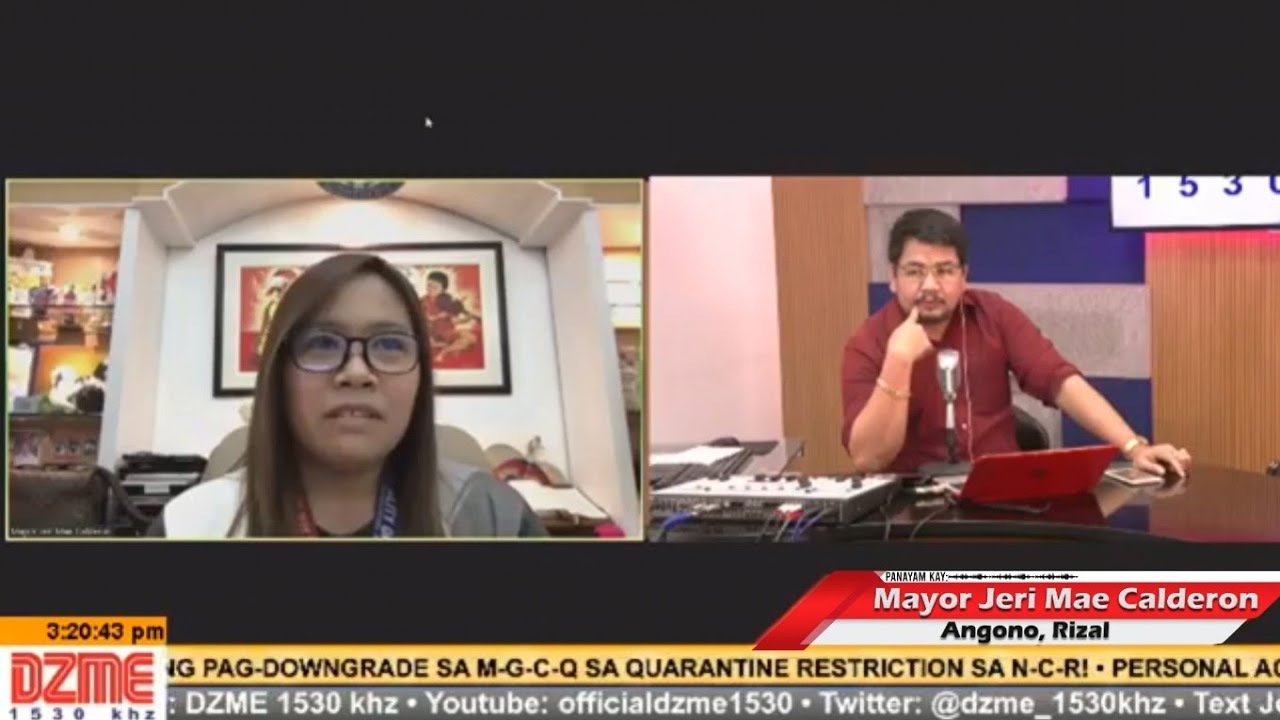 Update Covid-19 sa Angono, Rizal - Mayor Jeri Mae Calderon - YouTube