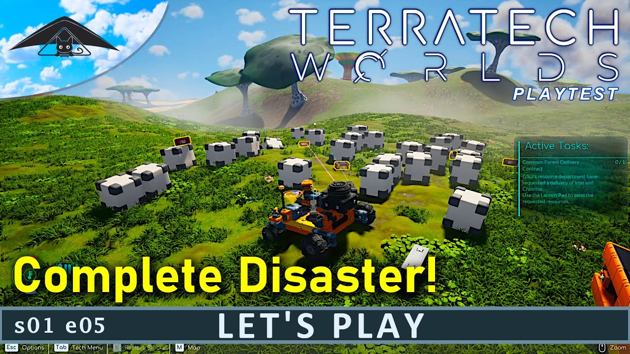 Complete Disaster!! | Let's Play TerraTech Worlds [Playtest] s01 e05 ...