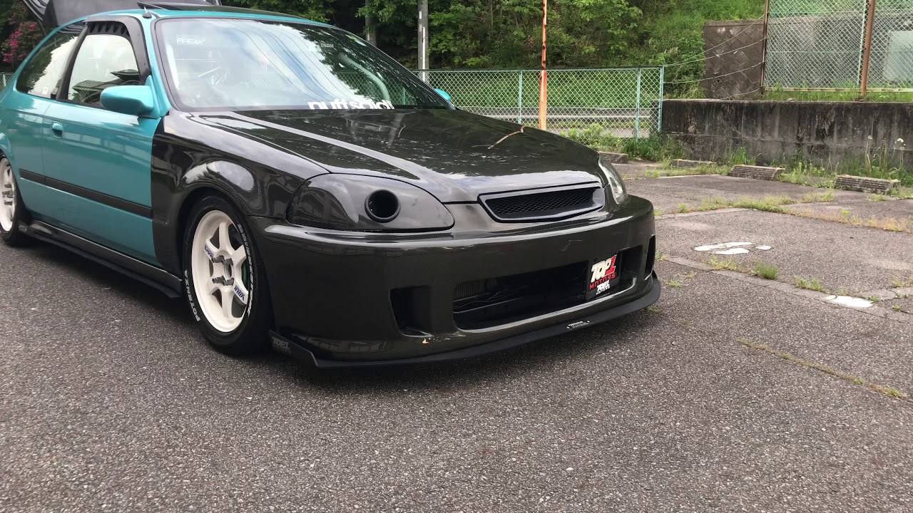 TOP1MOTORS CIVIC EK DIFFUSER CARBON FIBER CIVIC NUFFSAID - YouTube