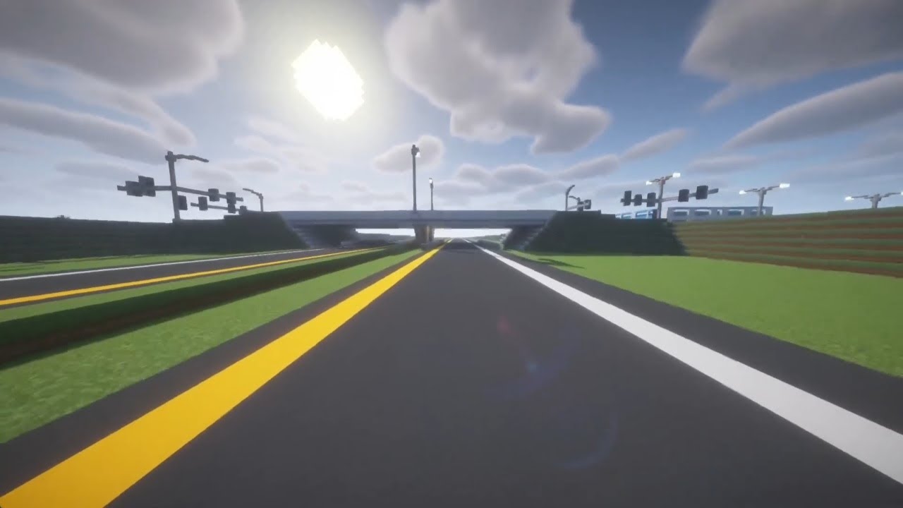 Iowa Minecraft Map - Eagle City Highway - YouTube