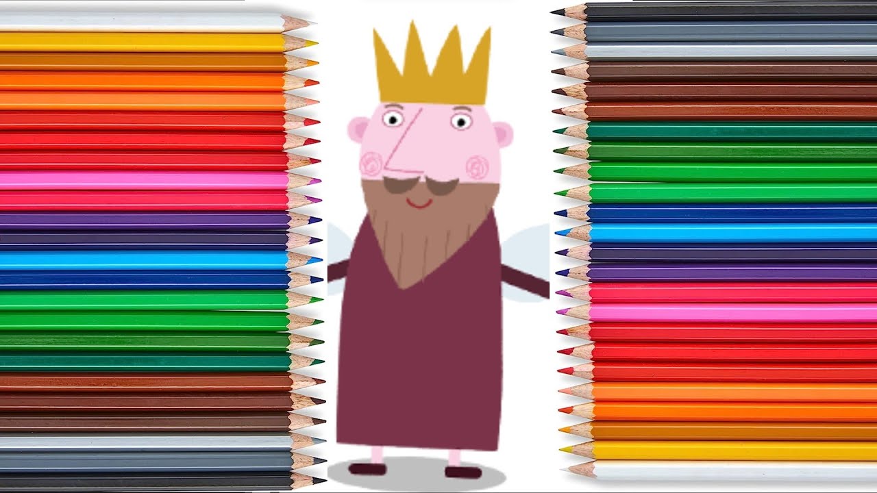 How to draw king Thistle character..(Ben & holly"s little kingdom ...