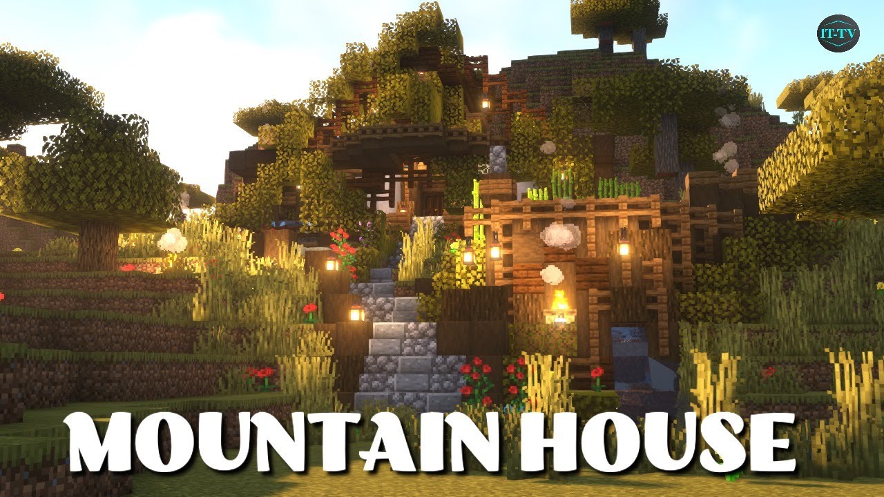 Minecraft Mountain House Guide Build Your Ultimate Base! - YouTube