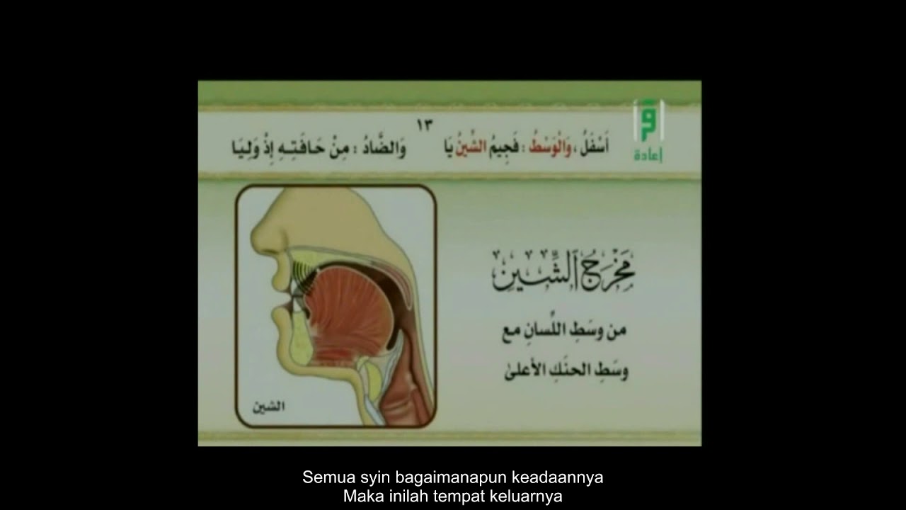 Syaikh Ayman Rusydi Suwaid. Makhraj Jim, Syin dan Ya', Sub Indo (V.10 ...