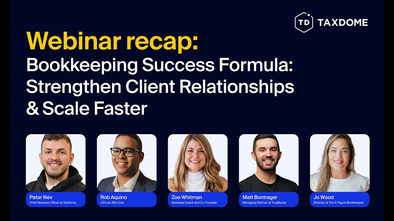 Live Webinar: Bookkeeping Success Formula: Strengthen Client and Scale ...